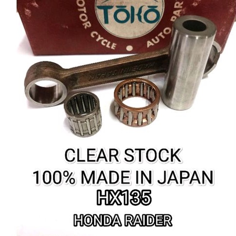 Honda Raider (HX135) CLEAR STOCK!!!! CONROD 100% MADE IN JAPAN | Shopee ...