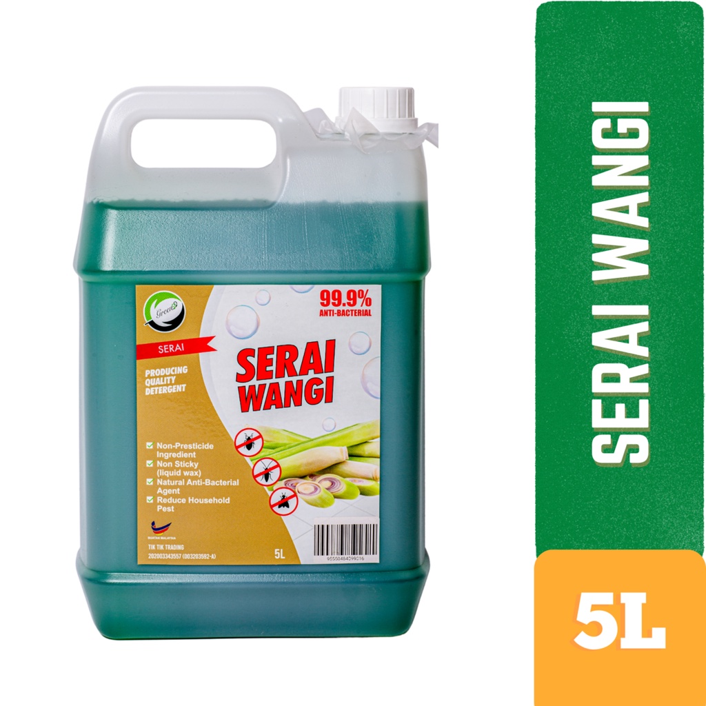 Green99 Serai Wangi Pest Repellent Multi Purpose Cleaner 5L Anti ...