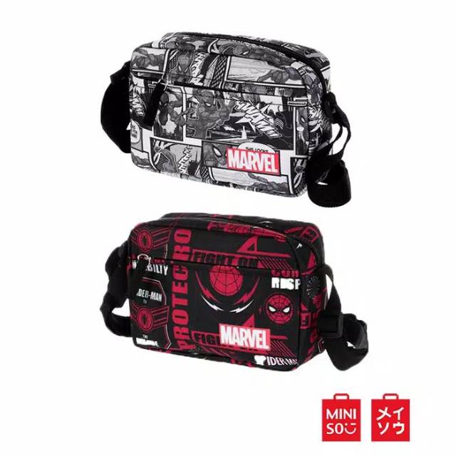 Miniso Official Marvel Crossbody Bag / Miniso X Marvel Sling Bag Marvel ...