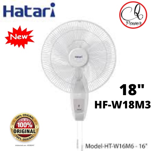 Hatari Wall Mounted Fan 16"/18" HT-W16M6/HT-W18M3 | Shopee Malaysia