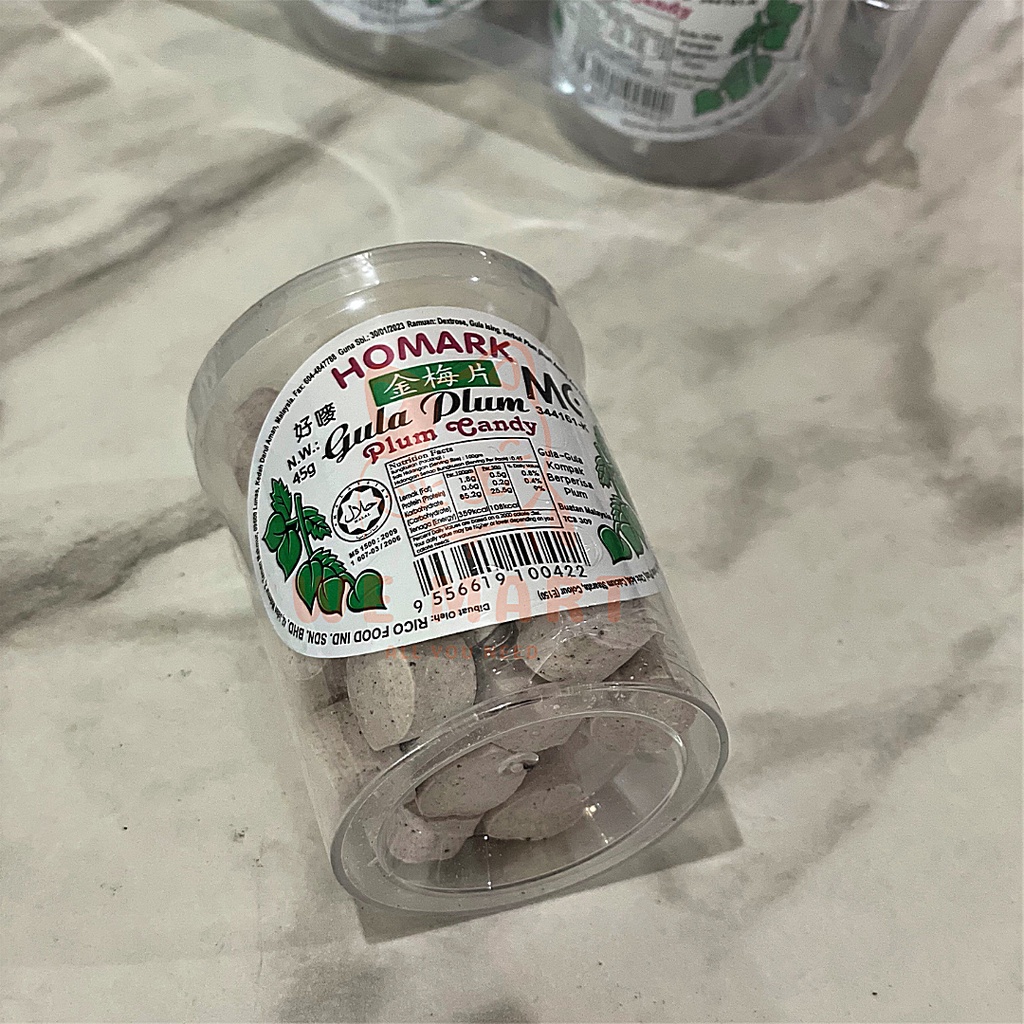 Homark Plum Tablet Candy Gula Asam Boi Sweets Snacks Candies Gula-Gula ...