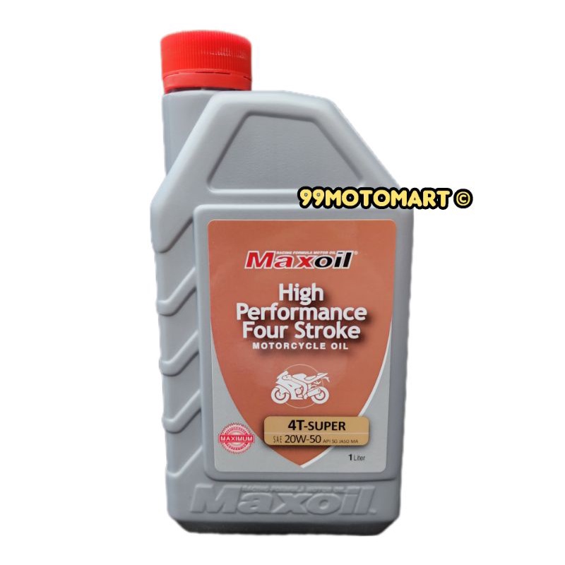 MAXOIL 4T Super High Performance SAE 20W50 SG/CD Original Racing Oil Formula Minyak Race 4T ...