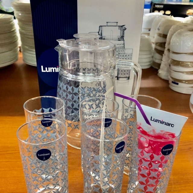 LUMINARC JUG & GLASS SET ORIGINAL | Shopee Malaysia