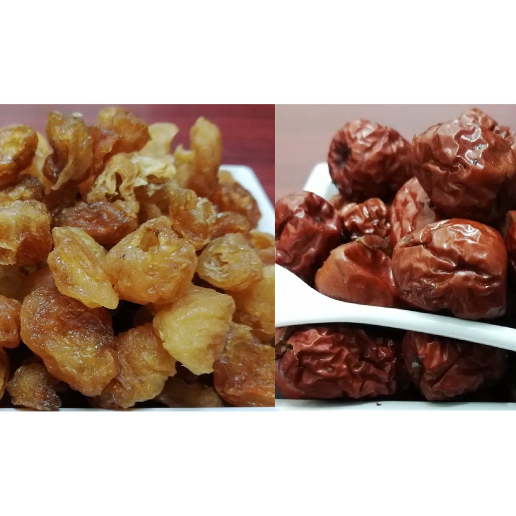 Dry Longan -2A (Longan Kering) / Red Dates(Jujube-Kurma merah) | Shopee ...