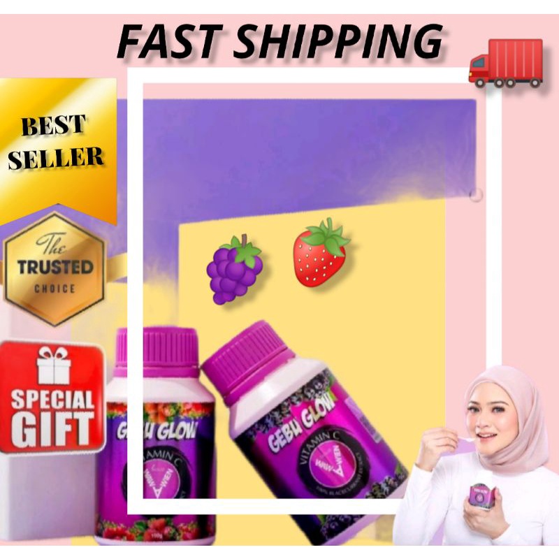 𝗚𝗘𝗕𝗨 𝗚𝗟𝗢𝗪 + 𝗙𝗔𝗦𝗧 𝗦𝗛𝗜𝗣𝗣𝗜𝗡𝗚 + 𝗙𝗥𝗘𝗘 🎁 | Shopee Malaysia