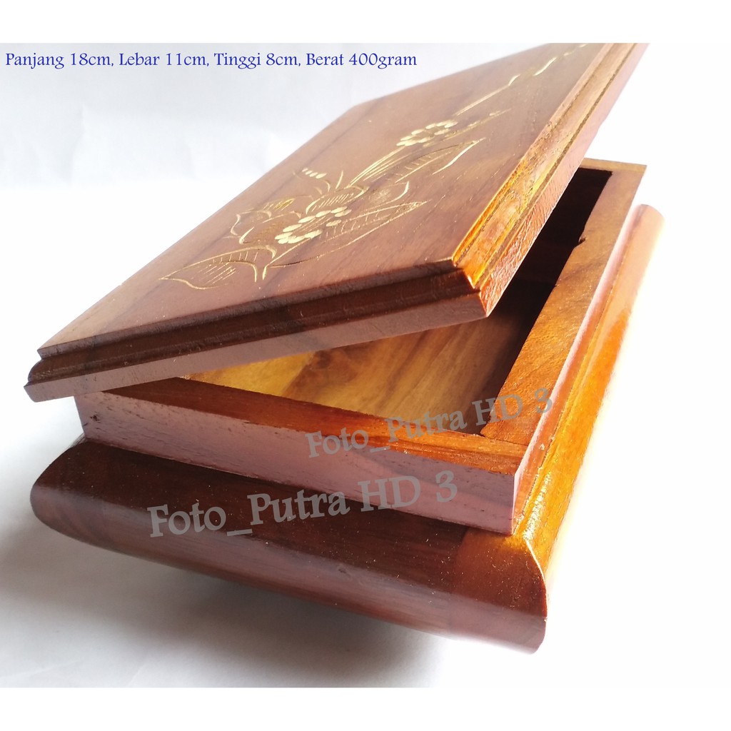 KAYU Antique Leg Teak Wood Box Size L | Wooden boxs antique size L ...