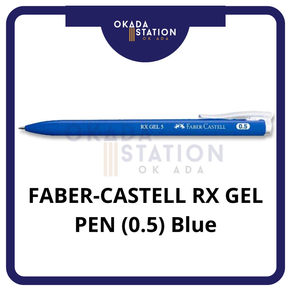 Faber Castell RX Gel Pen 0.5 0.7 / Gel Ink Pen / Pen Menulis / Faber ...