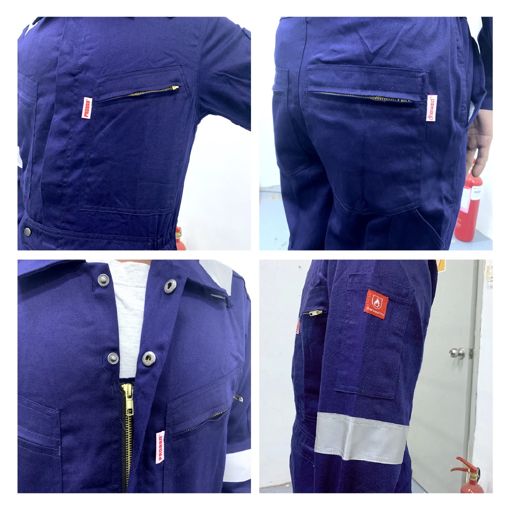 Sherwood Proban Coverall 2" - Fire Retardant Plus Size Original - Baju ...