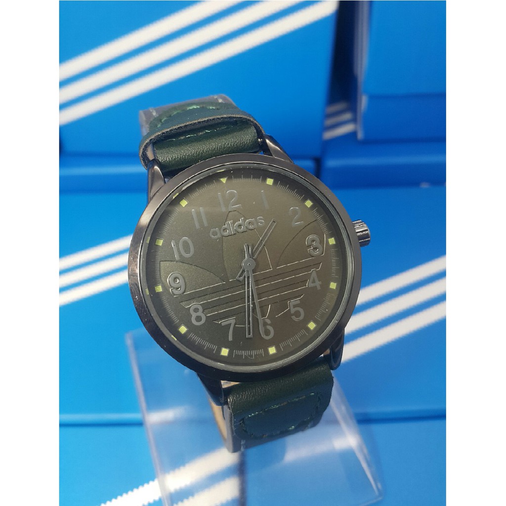 ADIDAS Casual Watch For Women(Grey&Green) | Shopee Malaysia