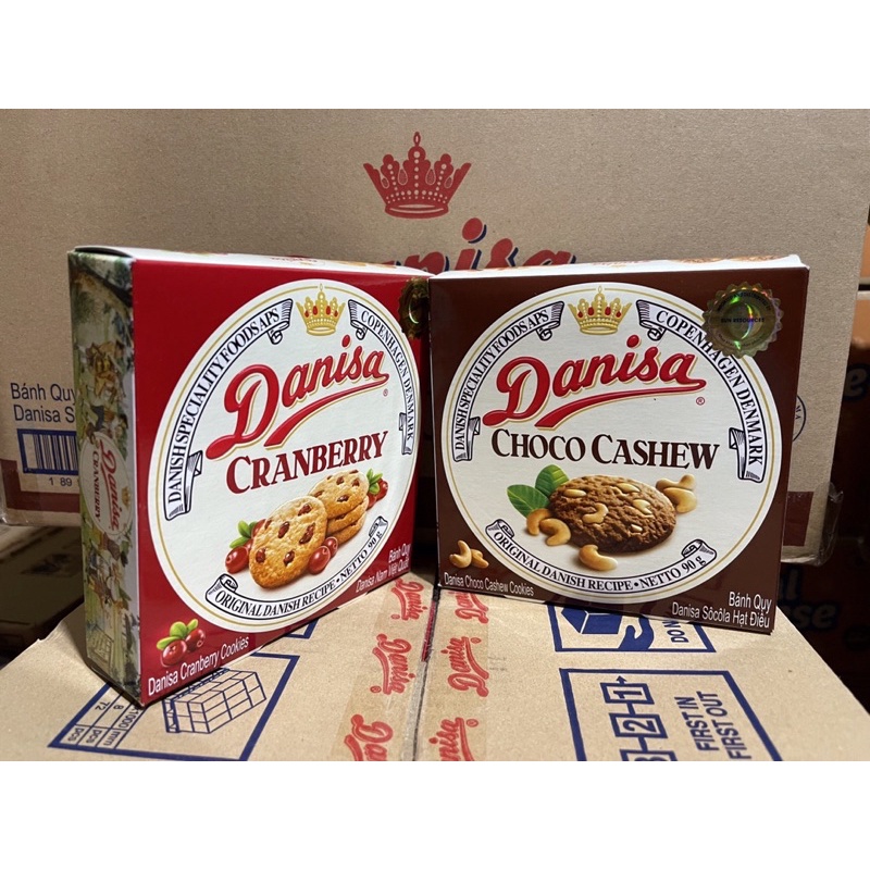 New Paper Box DANISA Cake (Cashew And Blueberry Flavor) | Shopee Malaysia