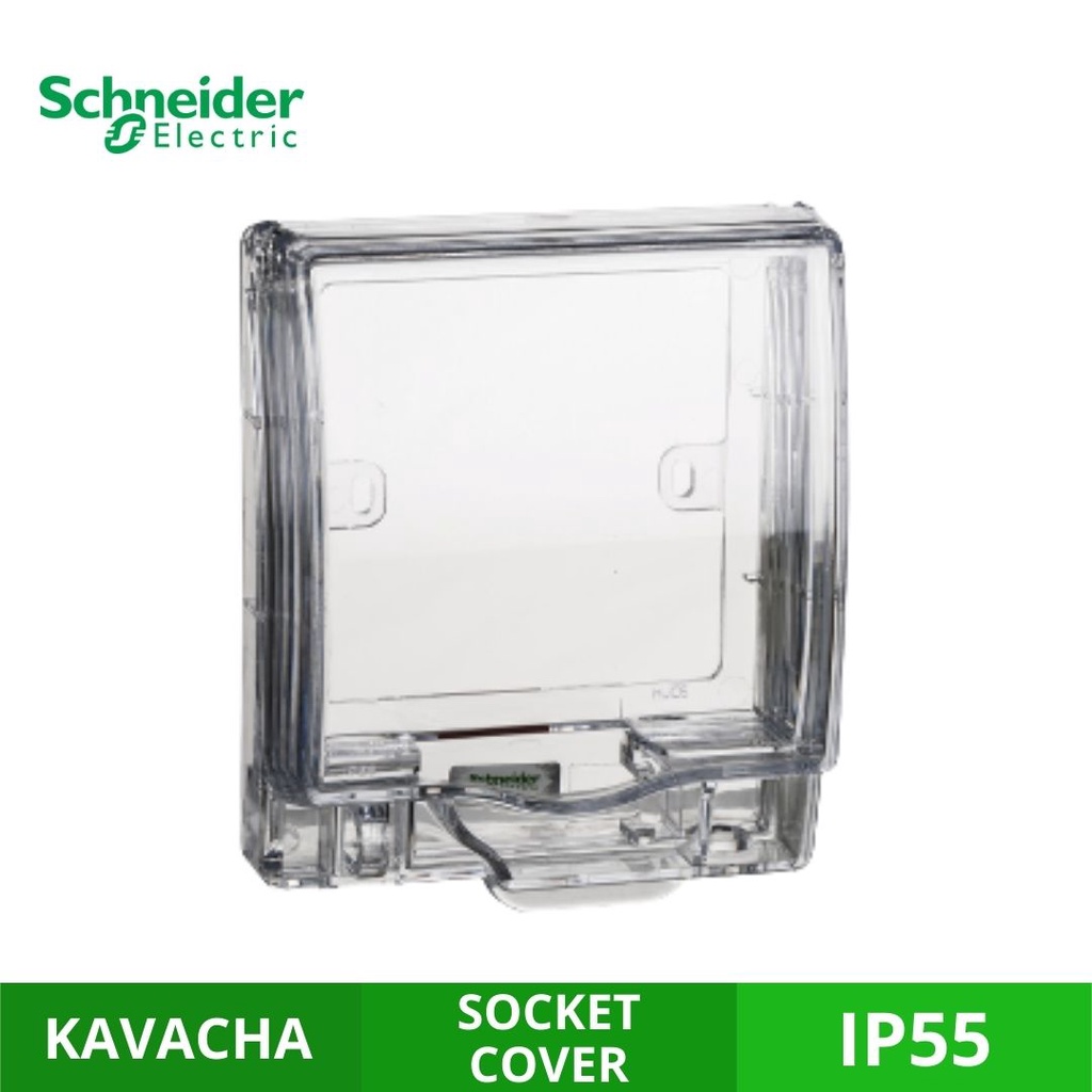 Schneider Electric Socket Cover Kavacha Full-Time Weatherproof Single Gang Socket Cover IP55 ...