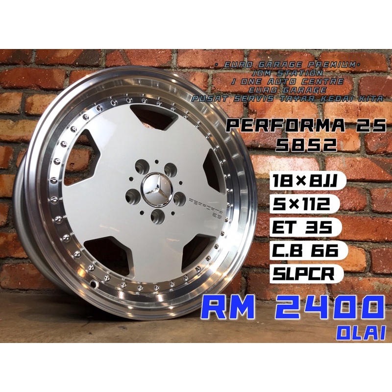 PERFORMA 25 18INC FOR MERCEDES W124 W210 W203 W220 | Shopee Malaysia