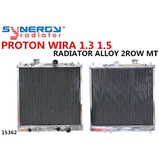 Proton Wira 1.3/1.5 MT SYNERGY Radiator Aluminium (2Row) | Shopee Malaysia