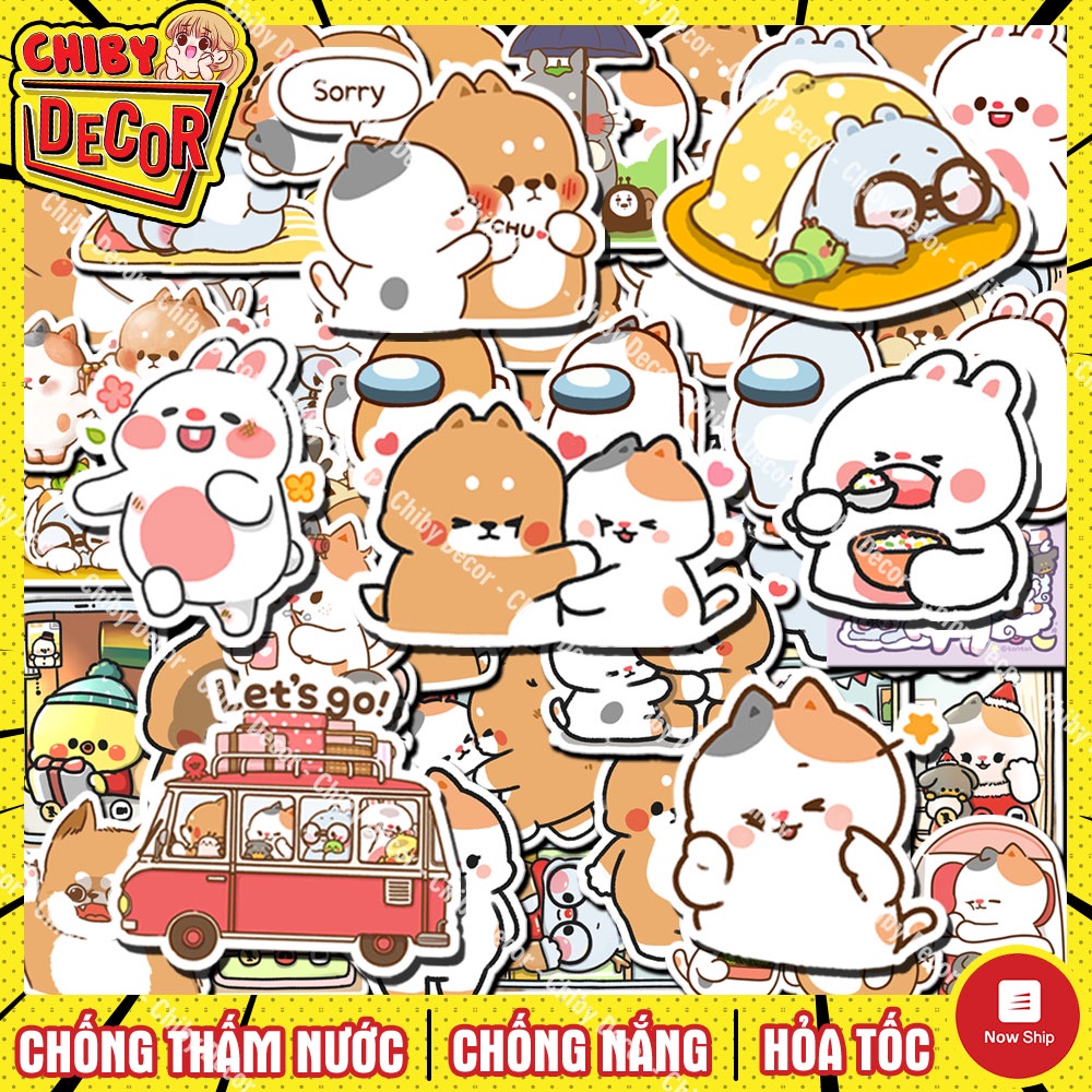Tonton Friends Sticker Helmet Sticker, Helmet Sticker, Suitcase, Laptop ...