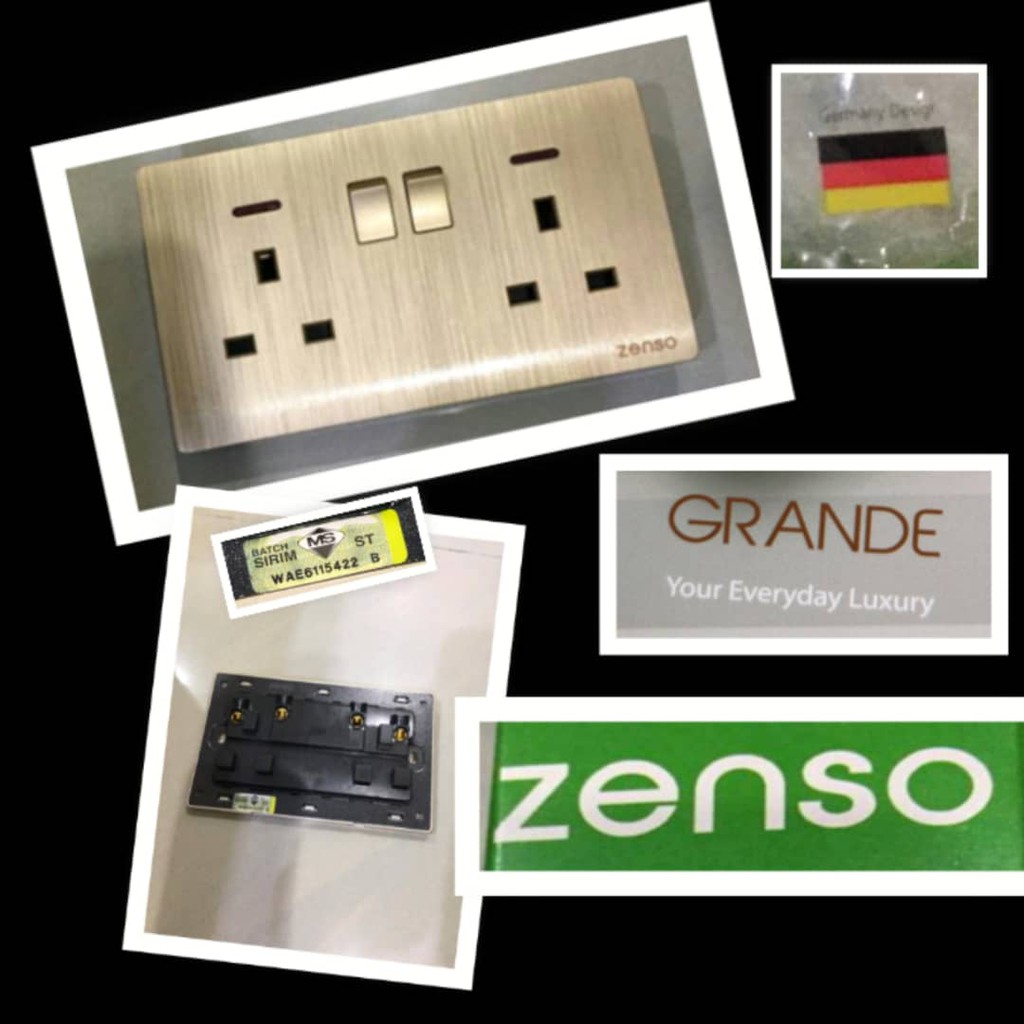 ZENSO-GRANDE SERIES 13A SOCKET/13Ax2 SOCKET/UNIVERSAL SOCKET+2 USB ...