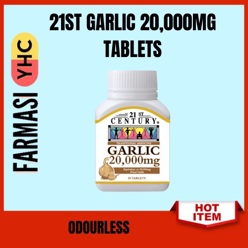 21st CENTURY GARLIC 20,000MG PIL BAWANG PUTIH | Shopee Malaysia