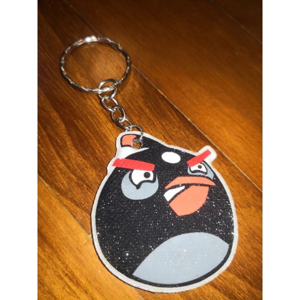 Angry Bird Keychain (Black) | Shopee Malaysia