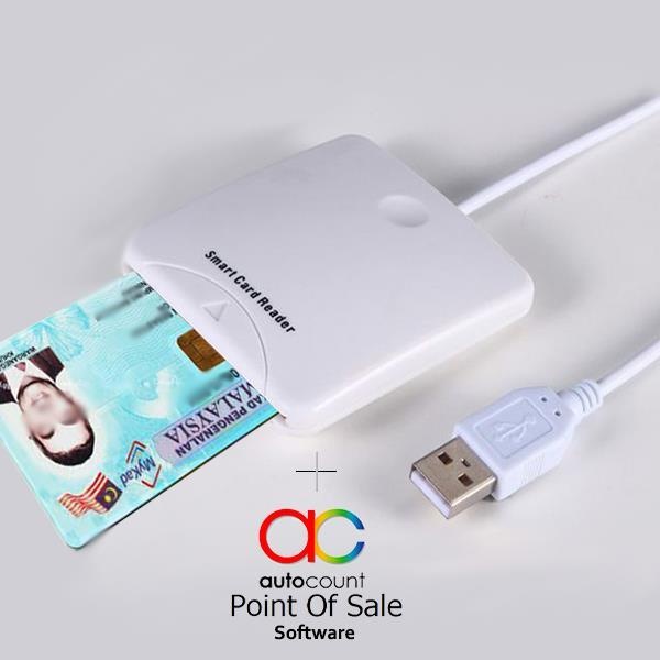 Mykad Reader/ Smart Card Reader + Software (1 Year Warranty) | Shopee ...