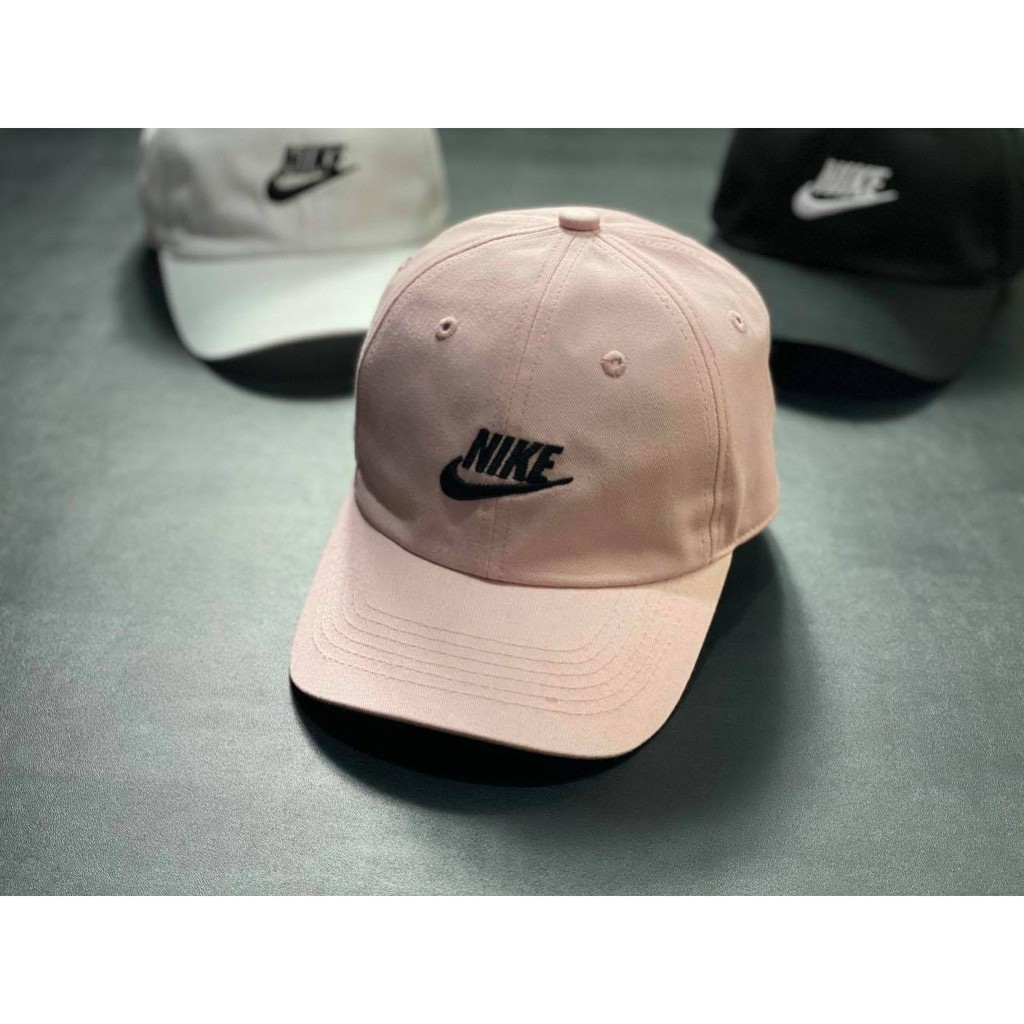 Cap embroidered with pink Nike letters black logo - Hat full stamp ...