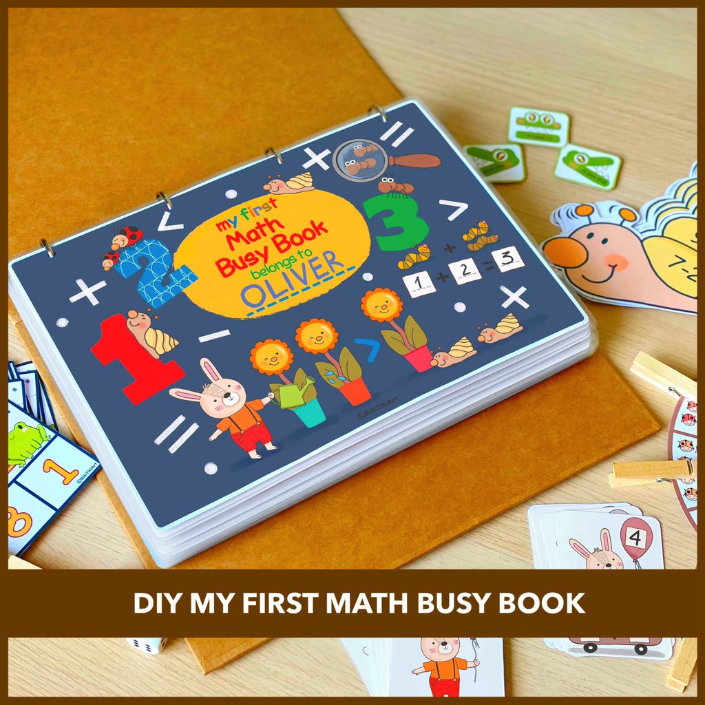 [PDF] My First Maths 123 Calculation Busy Book Quiet Book Kids Activity ...