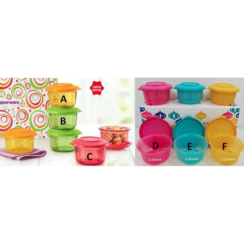 🔥READY STOCK🔥 Tupperware Caribbean Petit Bowl (1) 150ml | Shopee Malaysia