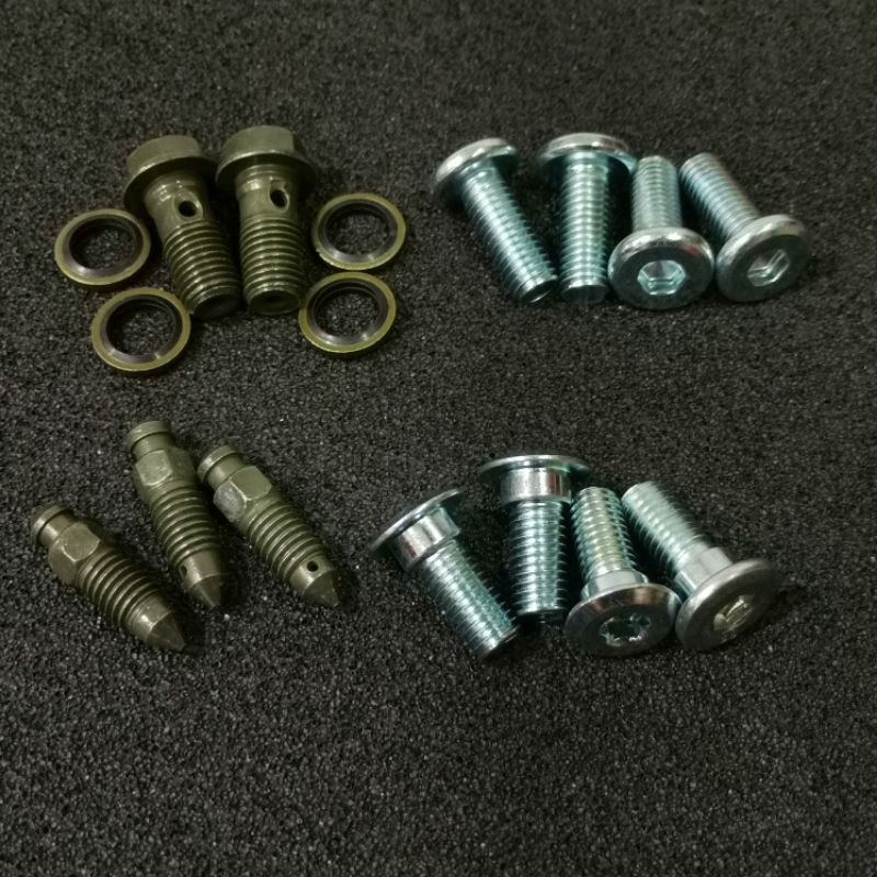 UNIVERSAL YAMAHA HONDA SCREW DISC PLATE SCREW DISC PUMP WASHER SCREW ...