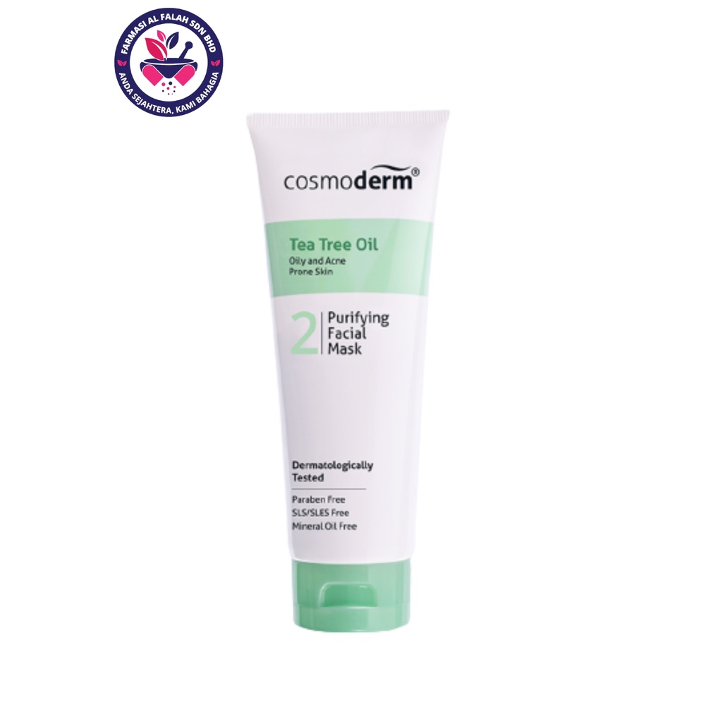 Cosmoderm Tea Tree Oil (2/Purifying Facial Mask) | Shopee Malaysia