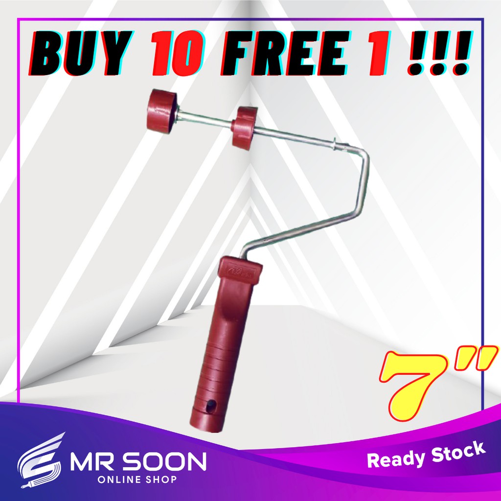 7" MBS Paint Roller Handle Only /Besi Roller 7 inch | Shopee Malaysia