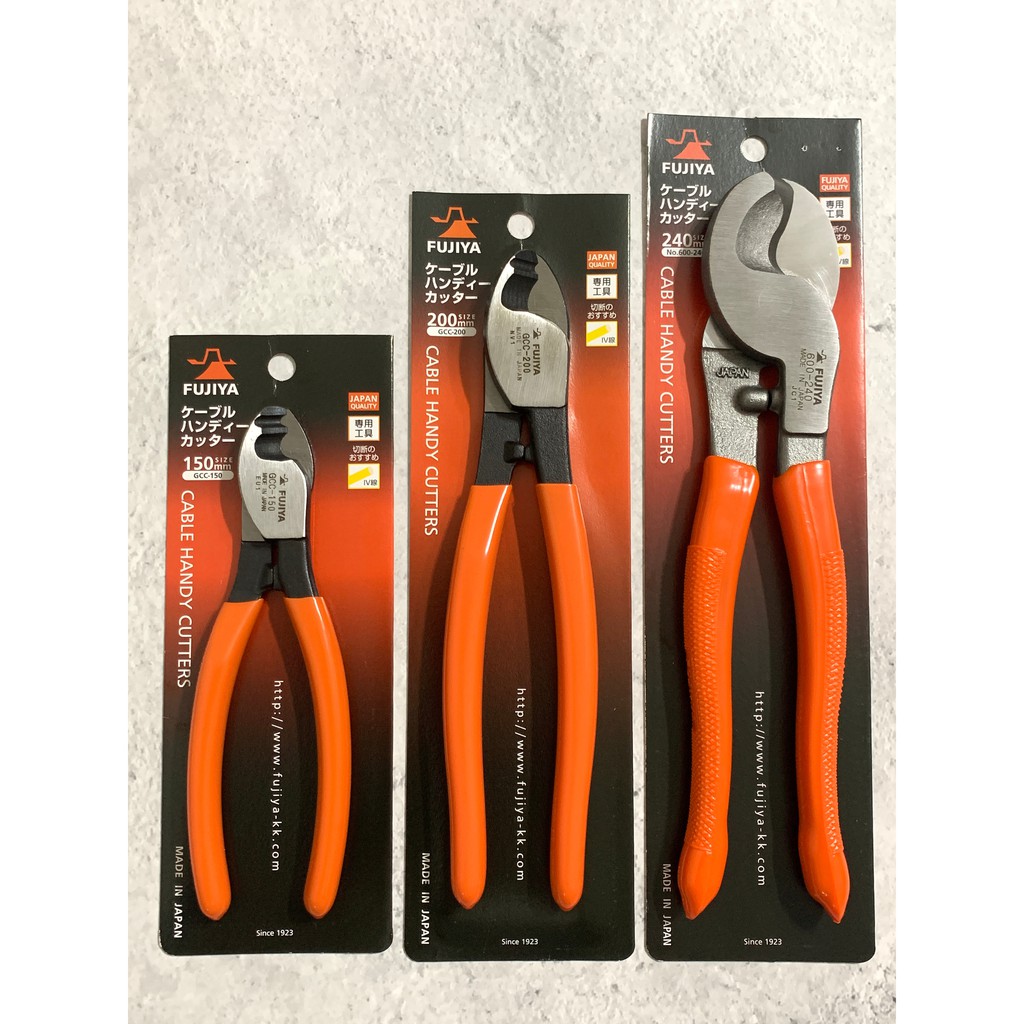Japan FUJIYA Fuji Arrow Cable (IV Wire) Pliers Cutter Copper Wire GCC ...