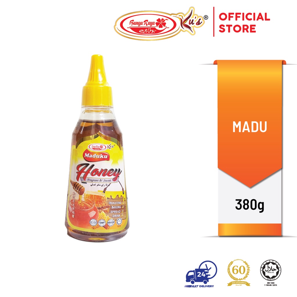 BUNGA RAYA KUS Madu 380g || BUNGA RAYA KUS Honey 380g | Shopee Malaysia