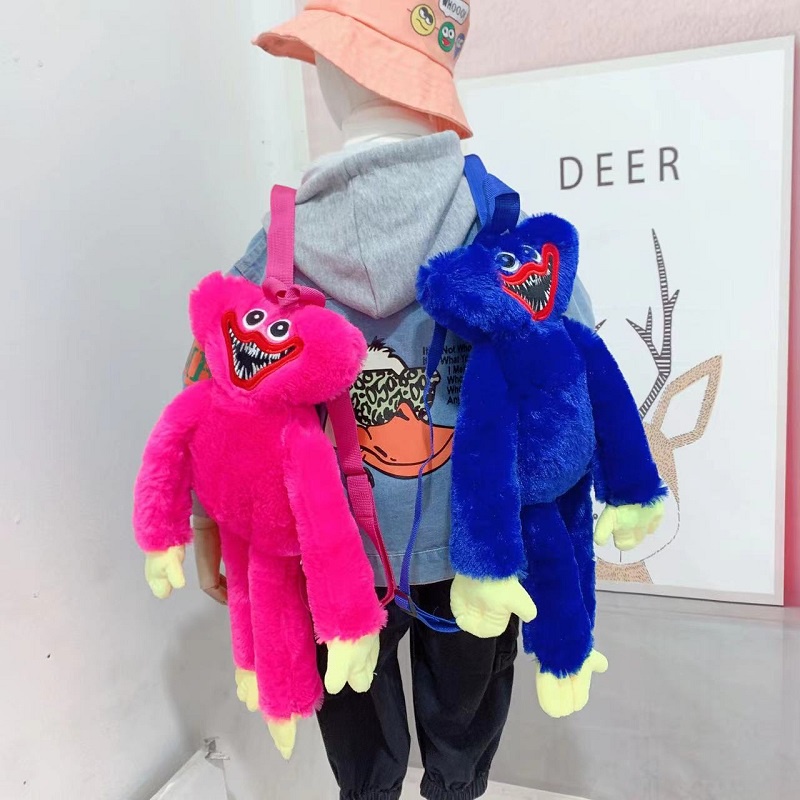 Huggy Wuggy Backpack Big Size Plush Poppy Playtime Game Horror Doll ...