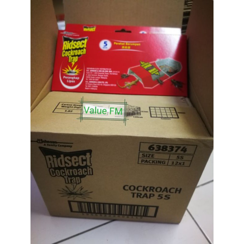 Ridsect Cockroach Trap ( 5 unit ) | Shopee Malaysia