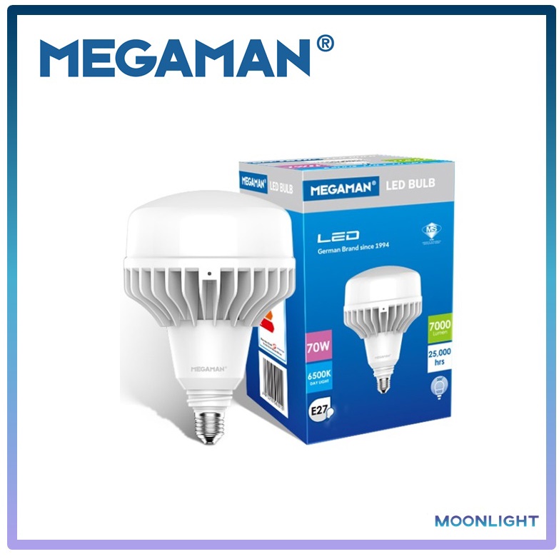 MEGAMAN LED BULB 70W ULTRA BRIGHT UFO 6500K E27 7000LM (SIRIM APPROVED ...