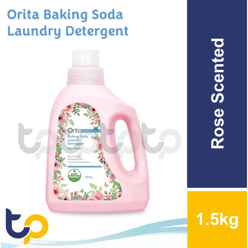 ORITA Baking Soda Laundry Detergent 1.5kg/ Refill Pack 1.2kg | Shopee ...