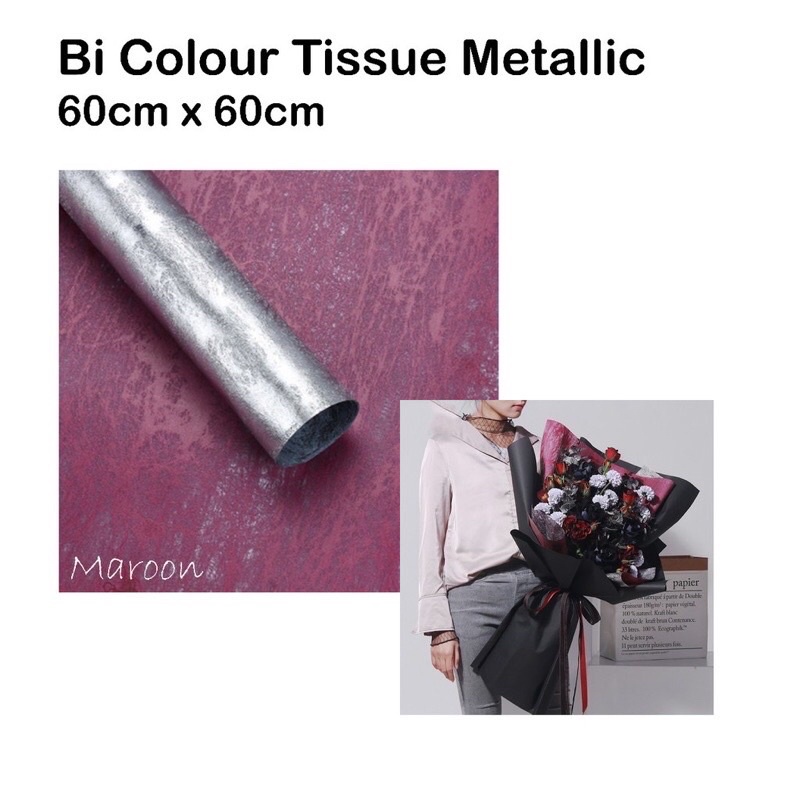 Ready READY | Metallic tissue paper | Reversible metallic tissue ...