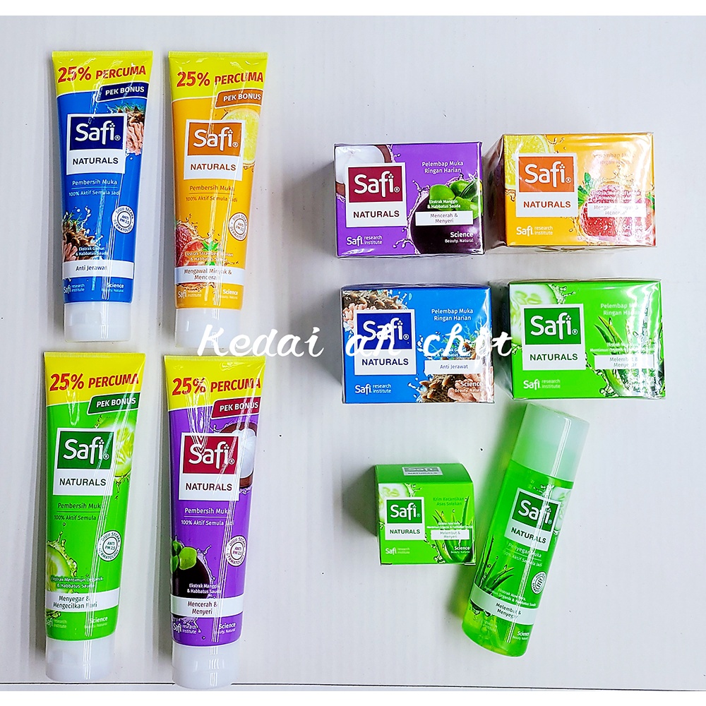 SAFI Basic Skincare - Cleanser/ Toner/ Moisturiser/ Beauty Cream ...