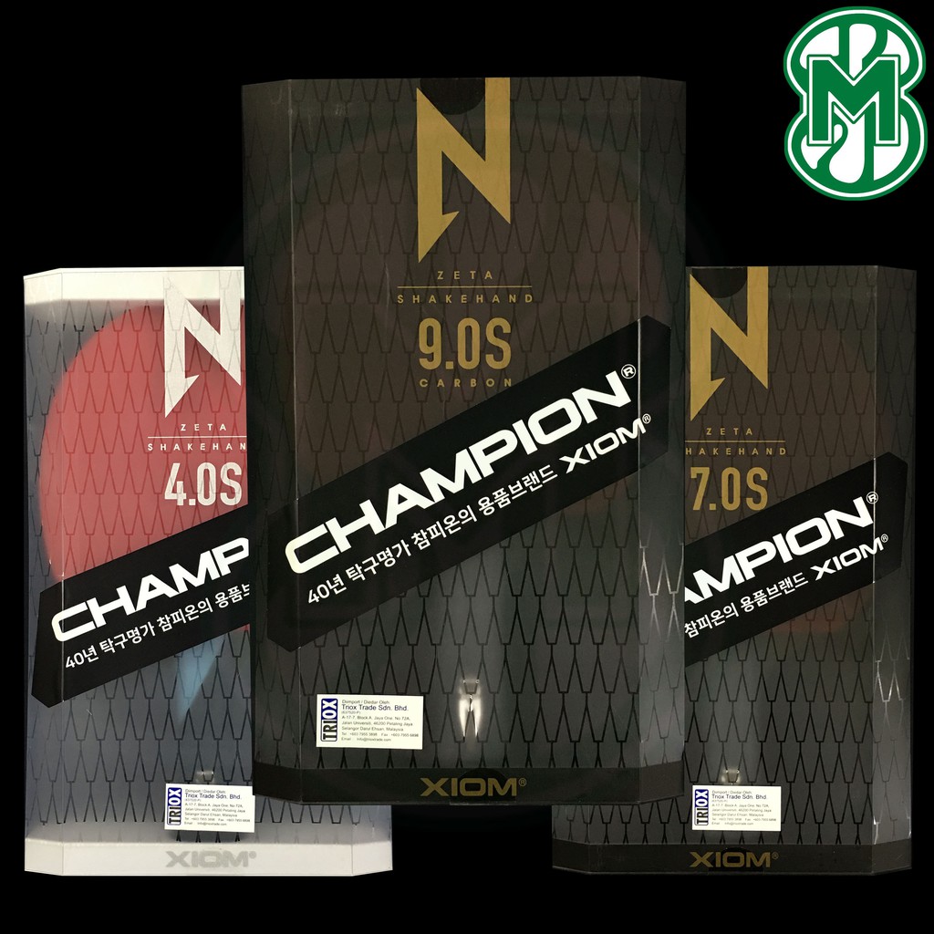 [ORIGINAL] XIOM Table Tennis Bat 4.0S / 5.5S / 7.0S / 9.0S | Shopee Malaysia