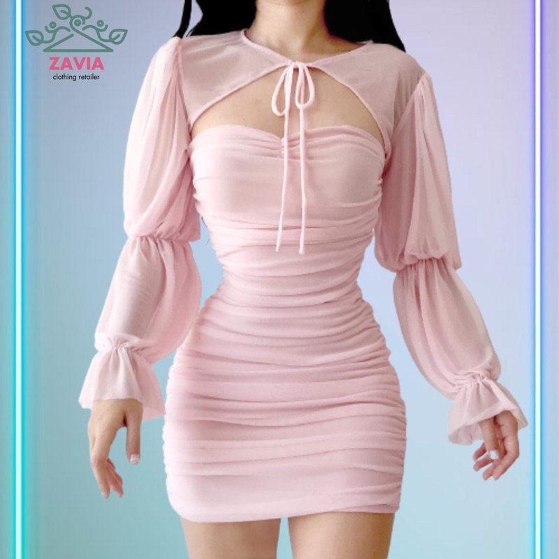 BSCO Lessie Korean Dress | Shopee Malaysia
