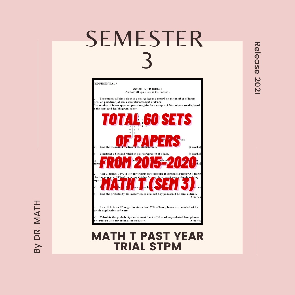 [STPM] Mathematics t Math T term 3 kertas soalan peperiksaan tahun ...