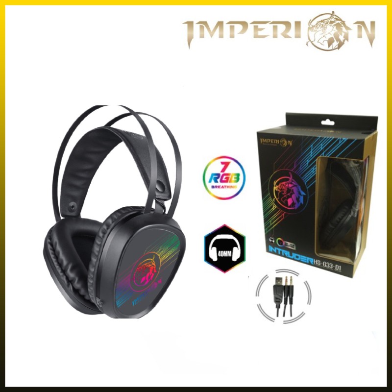 IMPERION RBG Professional Gaming Headset 40mm (NO BOX) | Shopee Malaysia