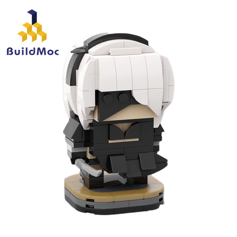 BuildMOC NieR Automata 2B YoRHa No.2 Type B Brickheadz block toys gifts ...