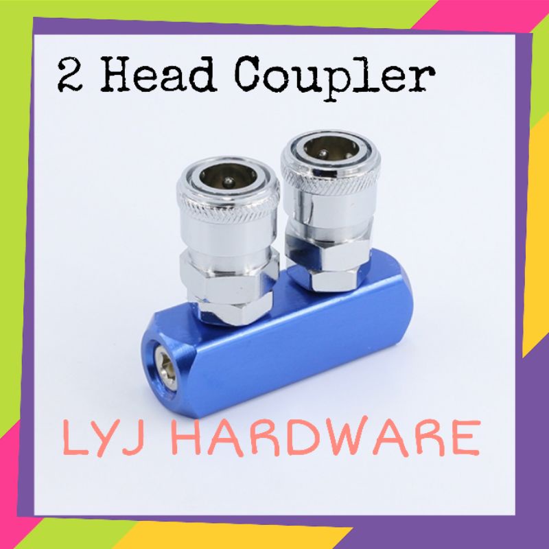 QUICK COUPLER 2 HEAD STRAIGHT SML | Shopee Malaysia