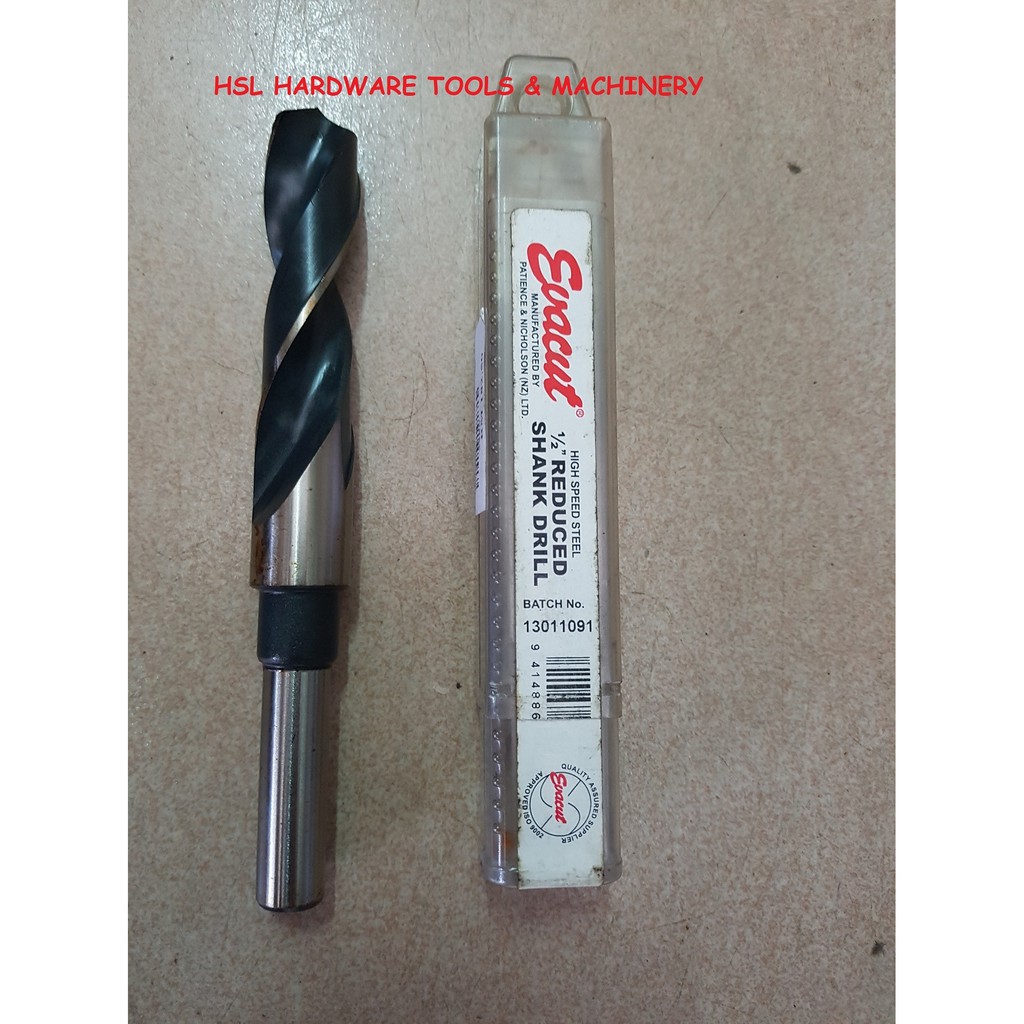 EVACUT 7/8" X 1/2" REDUCED SHANK HIGH SPEED STEEL DRILL BITS | Shopee Malaysia