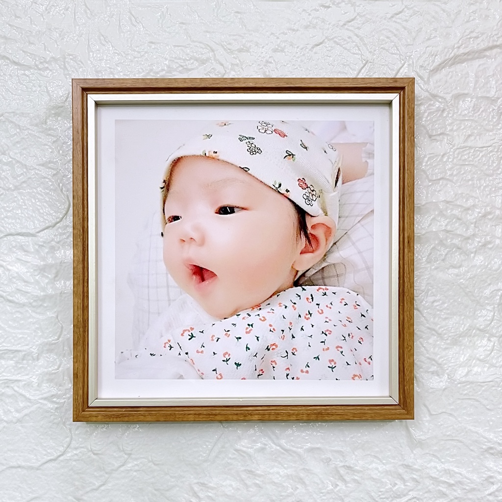 Wood laminated photo + frame size 20x20cm | Shopee Malaysia