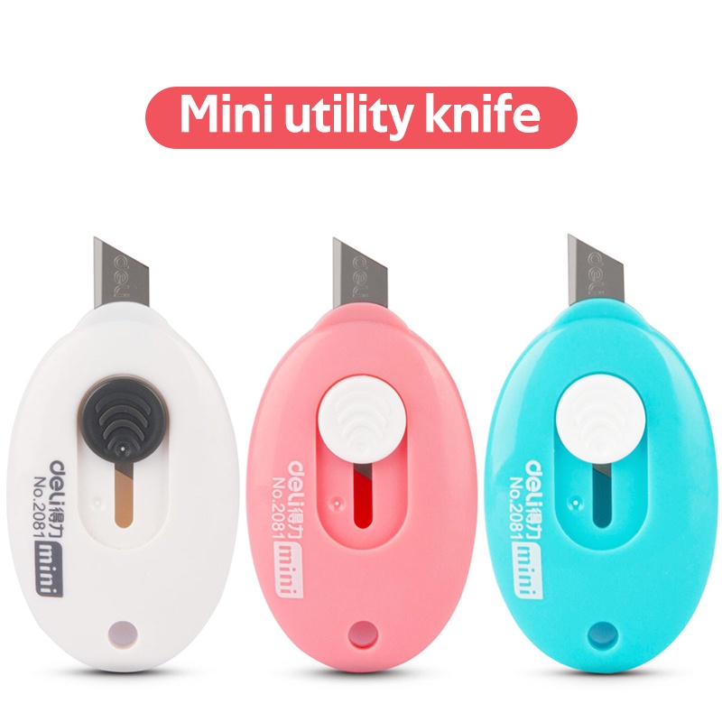 Ready Stock Cute Colorful Mini Portable Utility Knife Paper Cutter ...