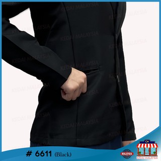 𝐆𝐎𝐋𝐃 𝐂𝐋𝐔𝐁 Blazer Kot Sekolah Long Sleeve/ Unisex Coat/ Black #6611 ...