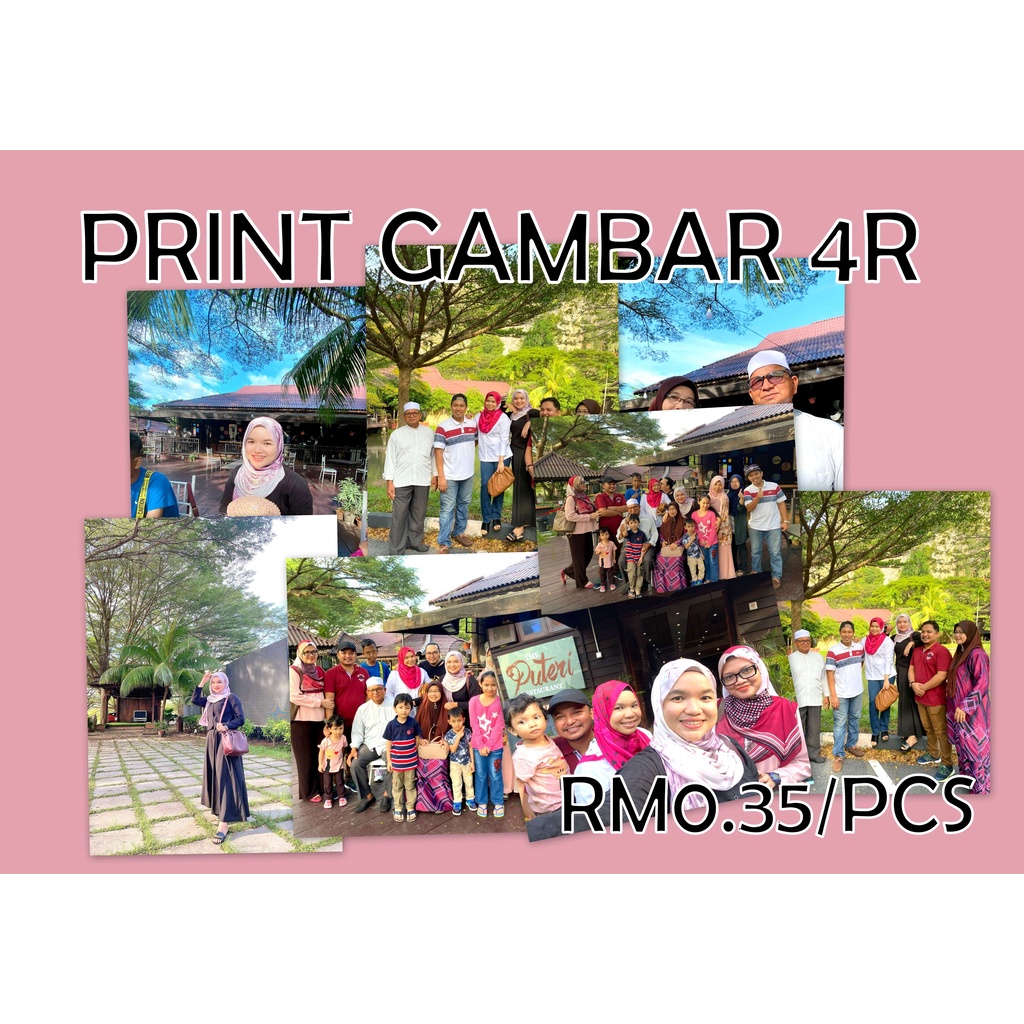 Cuci gambar 4R borderless paling murah | Shopee Malaysia