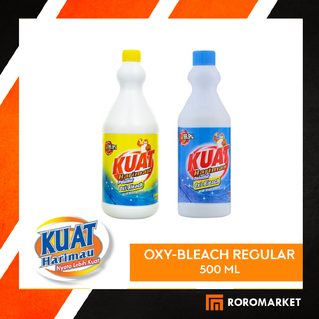 Kuat Harimau Peluntur Oxi-Bleach With Stain Lifter Regular Atau Lemon ...