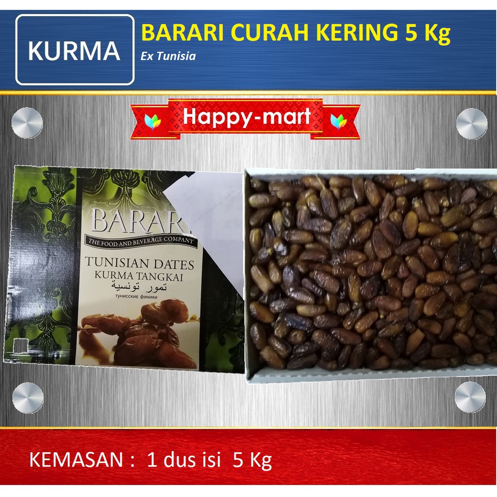 Dates/dates BARARI Tunisia Bulk 5 Kg | Shopee Malaysia