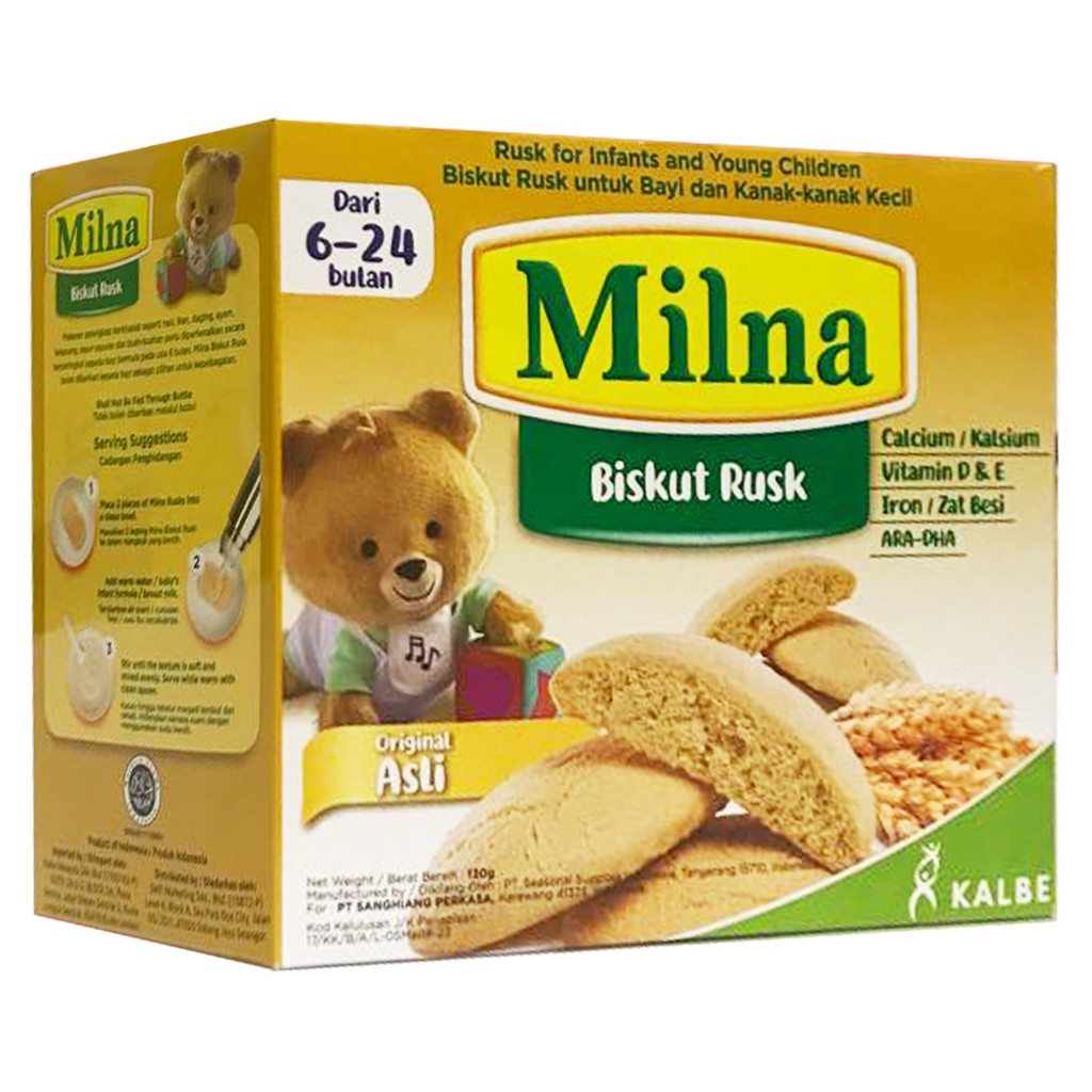 Milna Baby Rusk,Cereal Biscuit (Ori,Orange,Banana,Mix fruits,Chicken ...